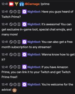 Top Nightbot Commands – Stream Builds